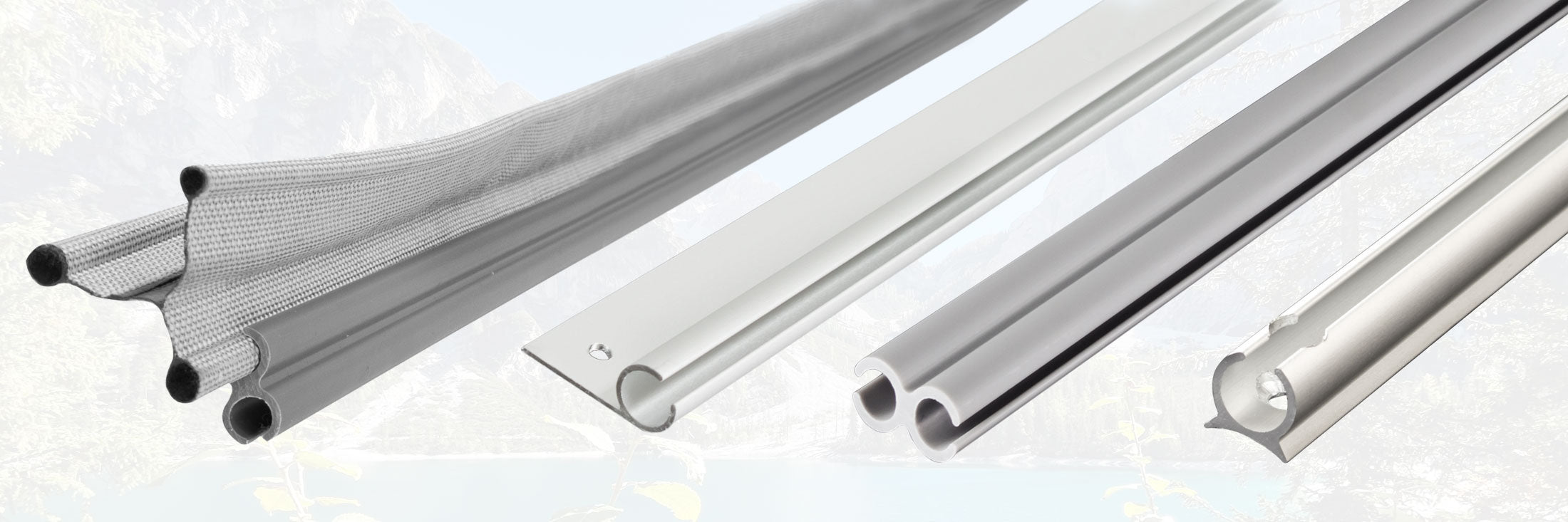 Kederschienen und passende Keder – Hummelladen